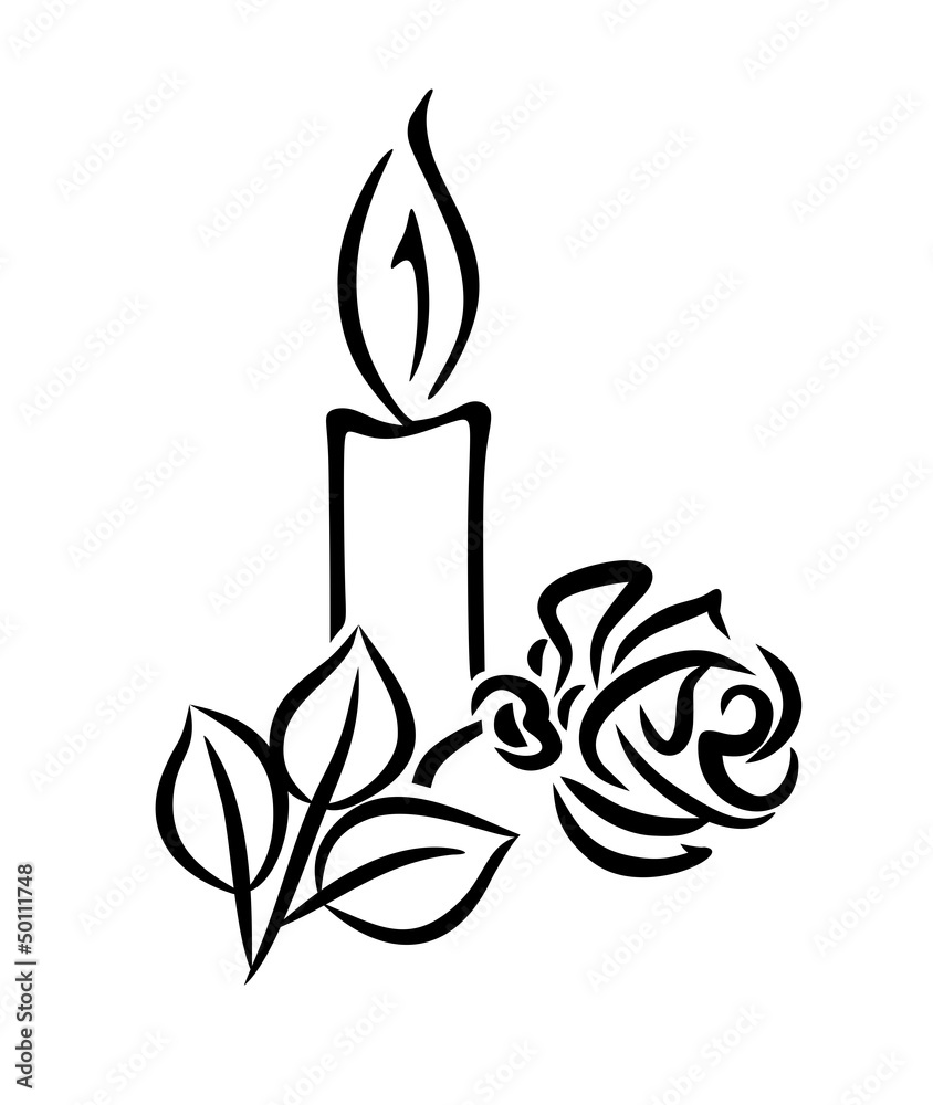 trauer 0503a Stock-Vektorgrafik | Adobe Stock