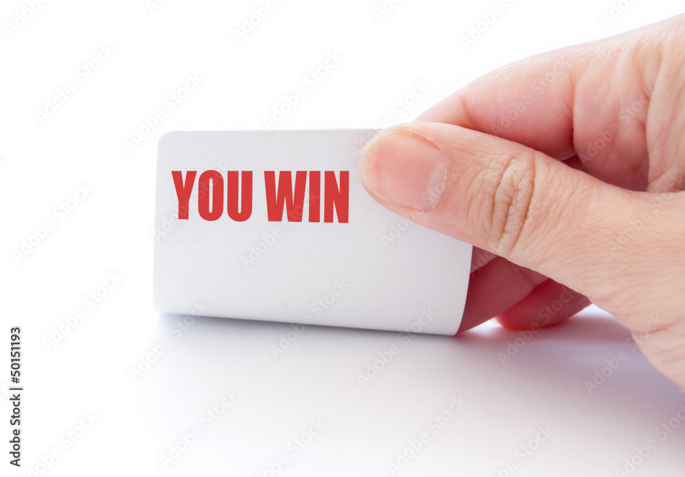 You win Stock Photo | Adobe Stock