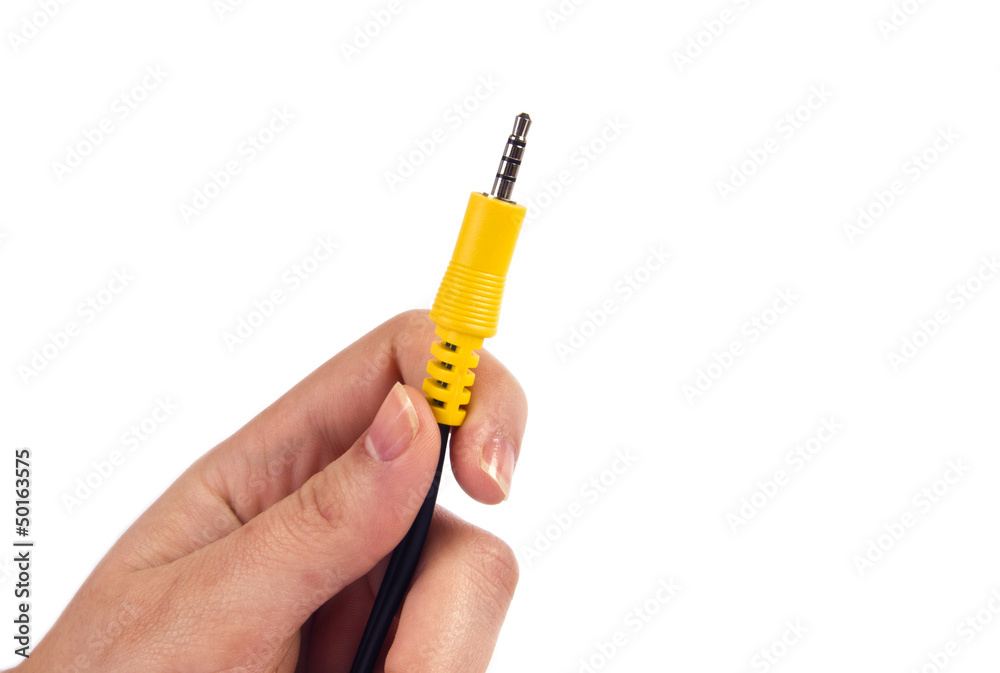 AUDIO PLUG Stock Photo | Adobe Stock