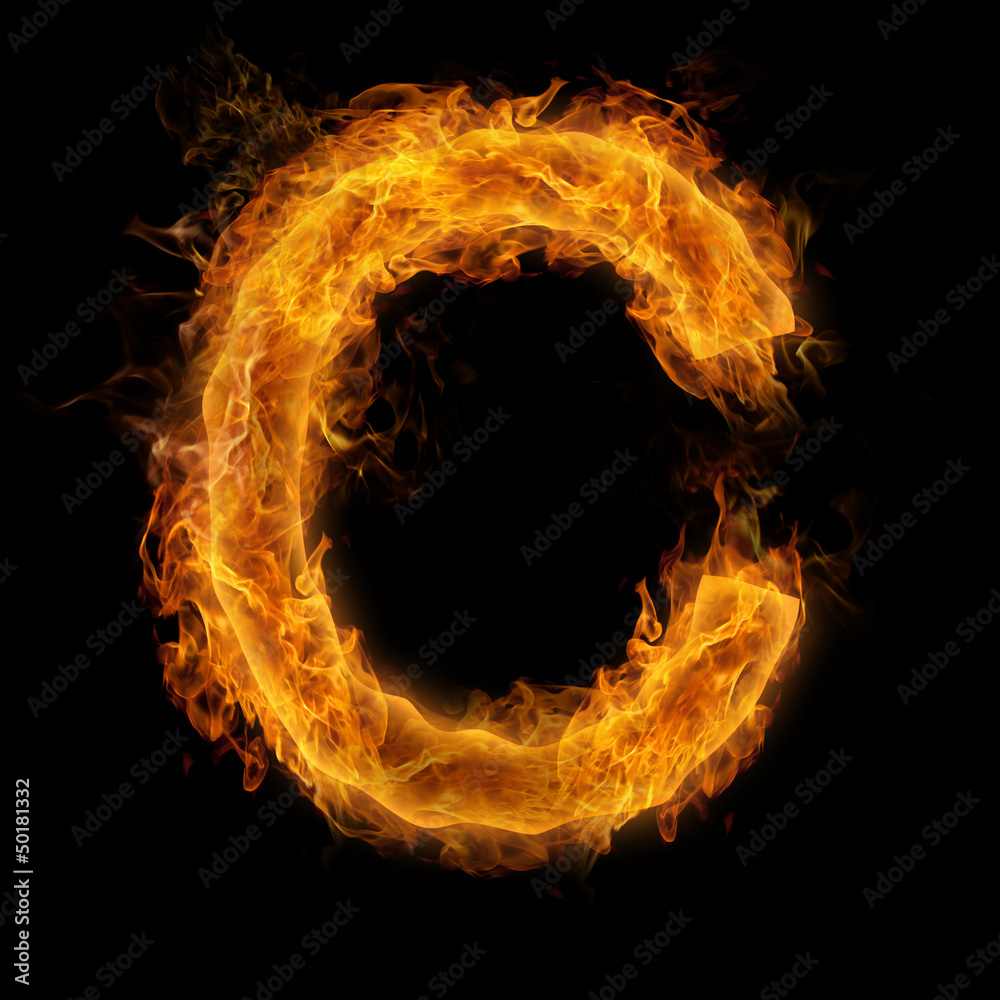 Flaming Letter C Stock Illustration | Adobe Stock