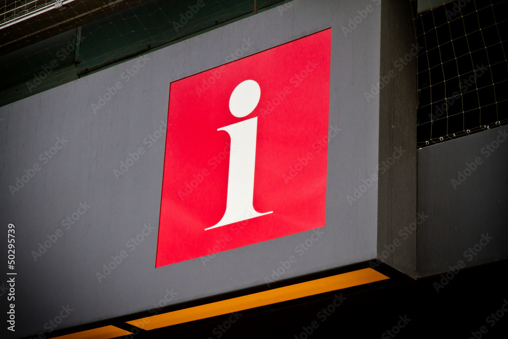 Info-Zeichen Stock-Foto | Adobe Stock