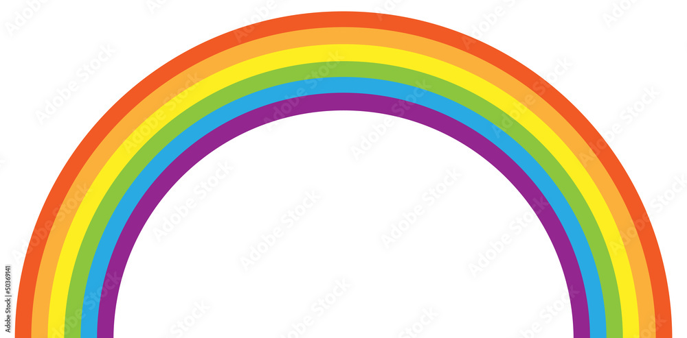 Rainbow Stock Vector | Adobe Stock
