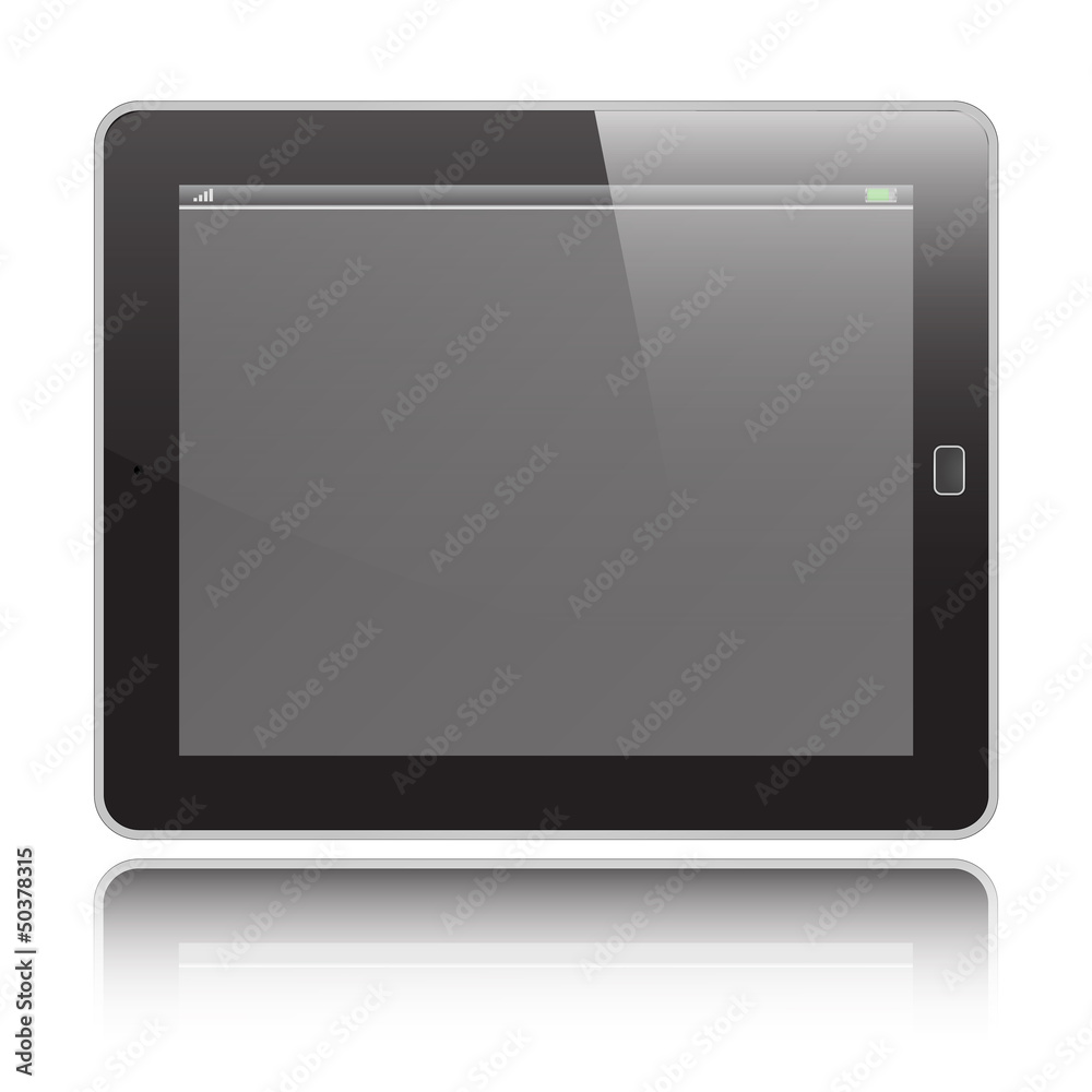 Tablet horizontal vector Stock Vector | Adobe Stock