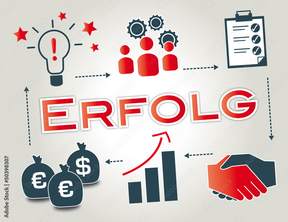 Erfolg, erfolgreich, teamwork, innovation, geschäftsidee Stock ...