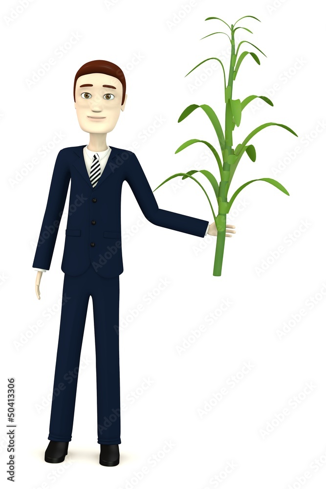 Cartoon Corn Stalks