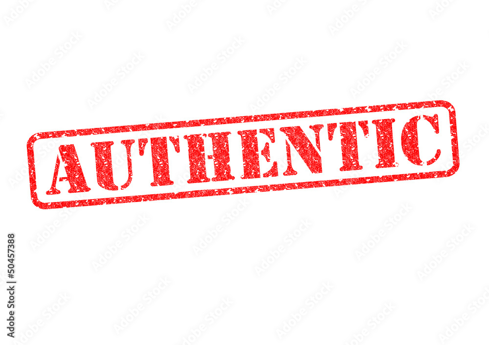 AUTHENTIC Rubber Stamp Stock Illustration | Adobe Stock