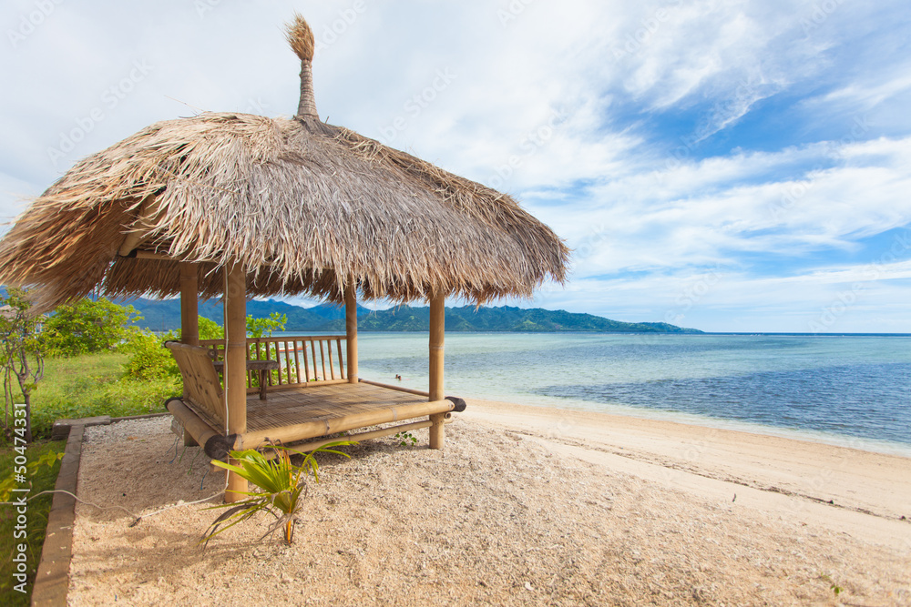 Bamboo hut Stock Photo | Adobe Stock