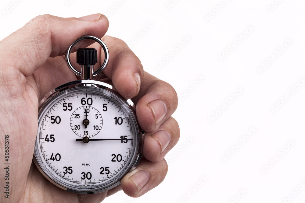 Holding Time Stock Photo | Adobe Stock