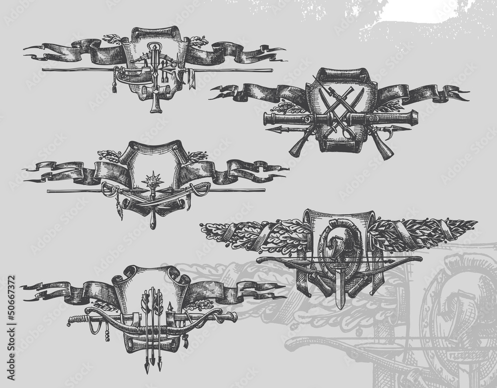 Heraldry. Vector illustration Stock Vector | Adobe Stock