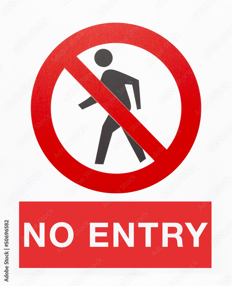 No entry ภาพถ่ายสต็อก | Adobe Stock