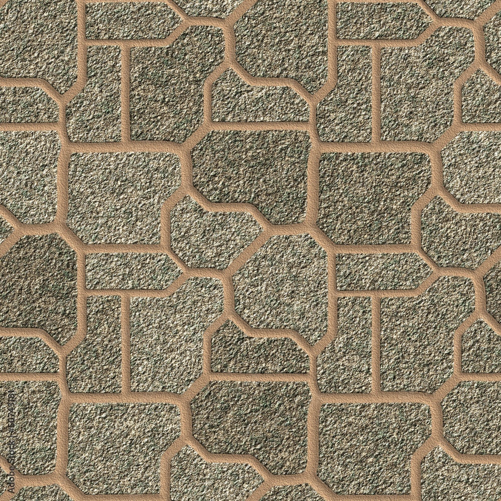 Pavement. Seamless texture. Stock Illustration | Adobe Stock