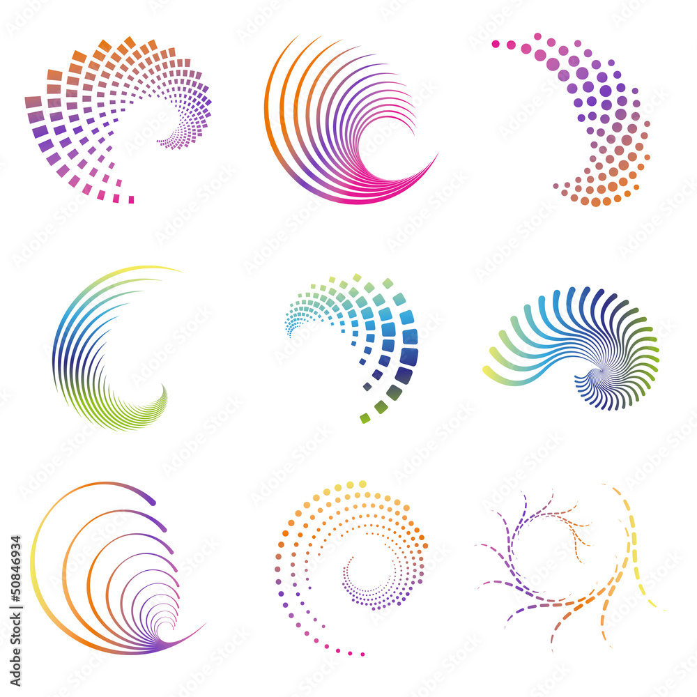 Design wave icons Stock Vector | Adobe Stock