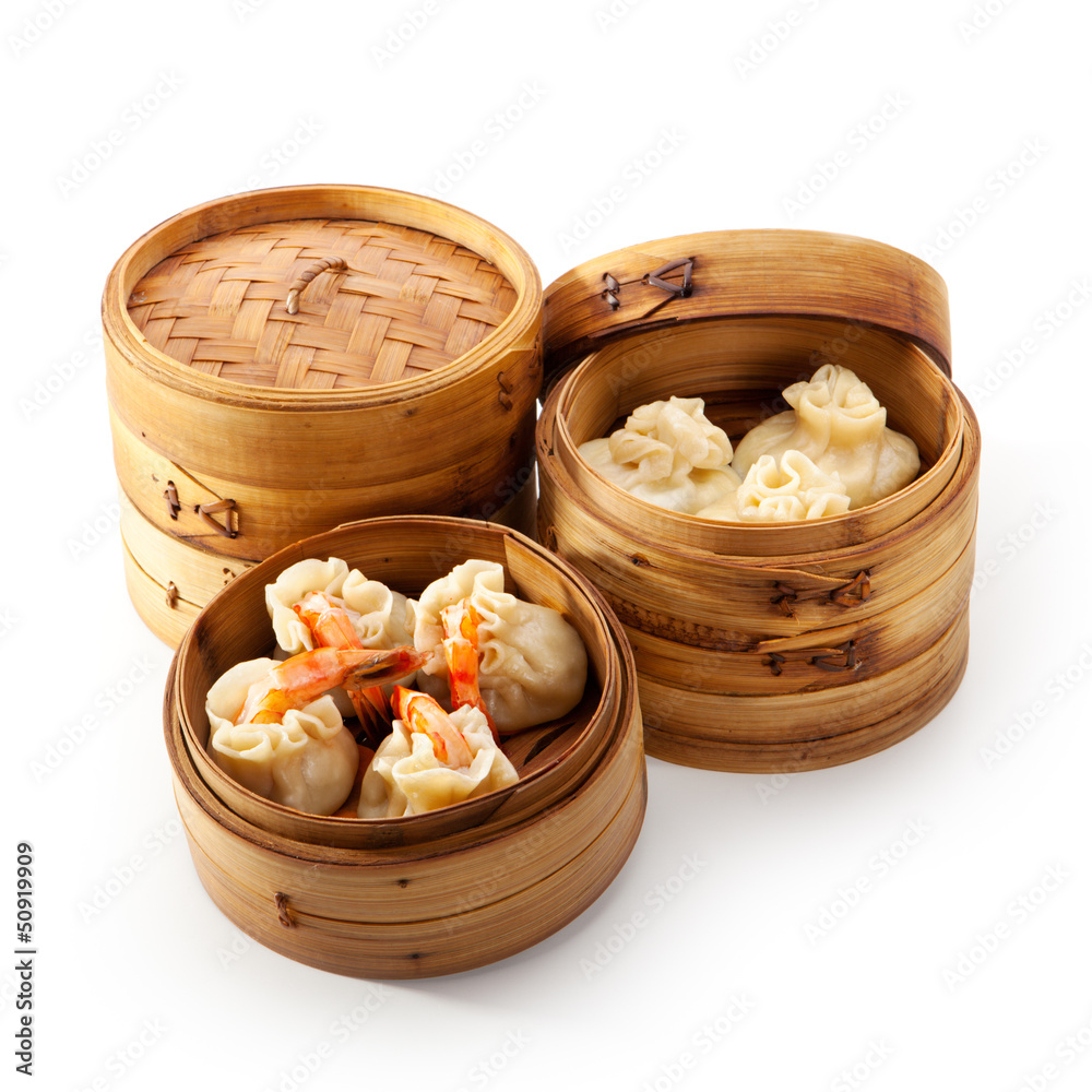 Steamed Dumplings Stock Photo | Adobe Stock