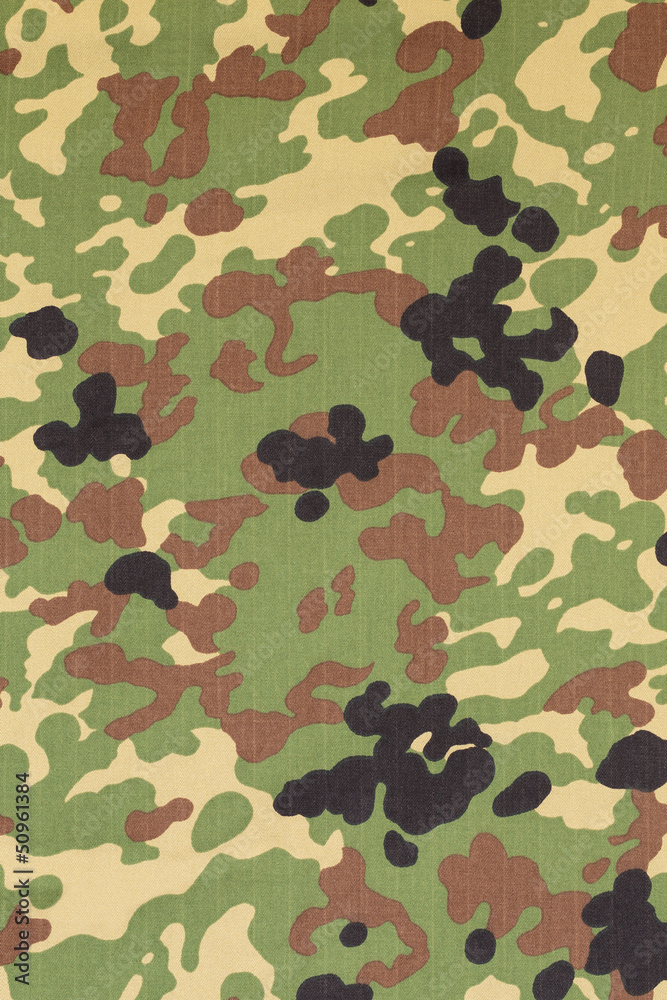 Japanese armed force flecktarn camouflage fabric texture backgro ...
