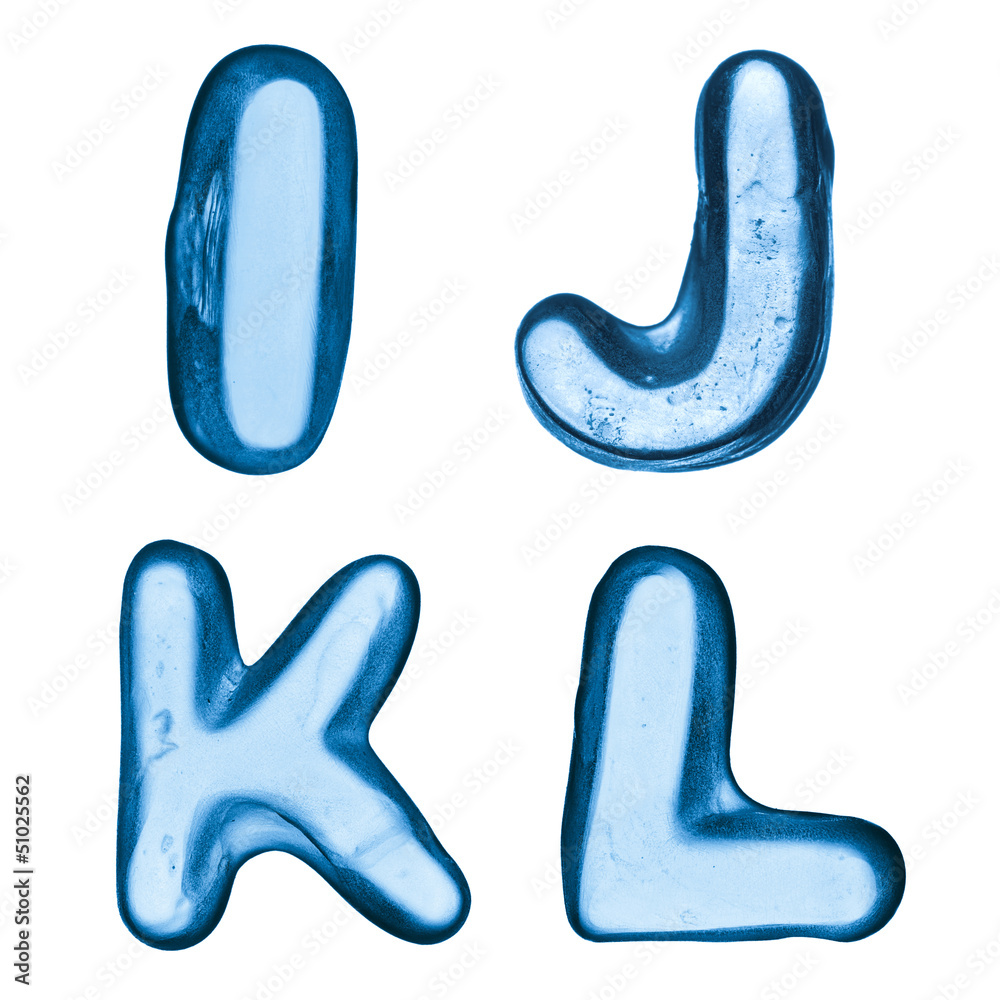 letter of ice alphabet Stock Photo | Adobe Stock