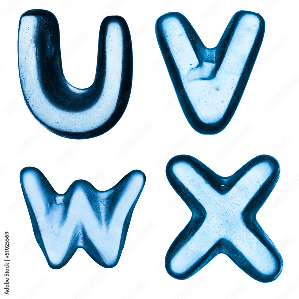 letter of ice alphabet Stock Photo | Adobe Stock