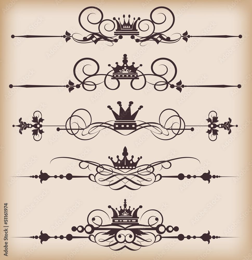 Victorian Crown Scrolls