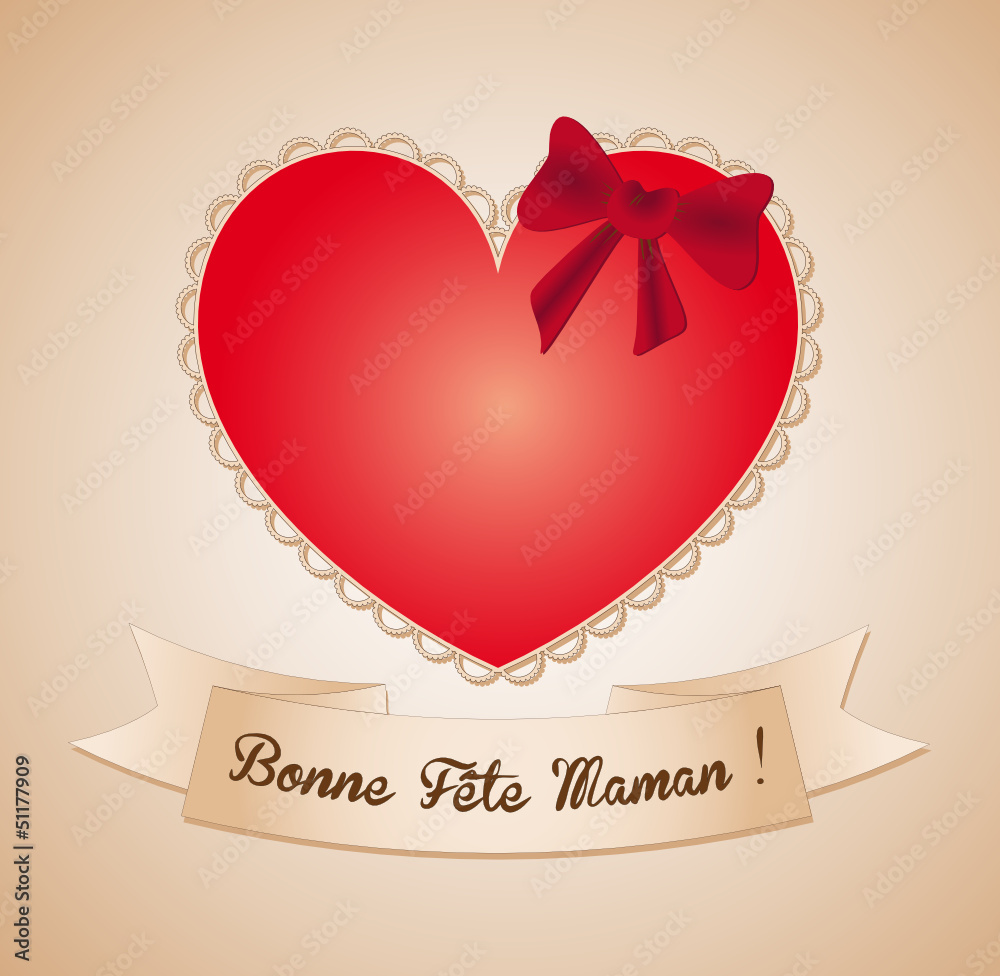 Bonne Fête Maman Stock Vector | Adobe Stock