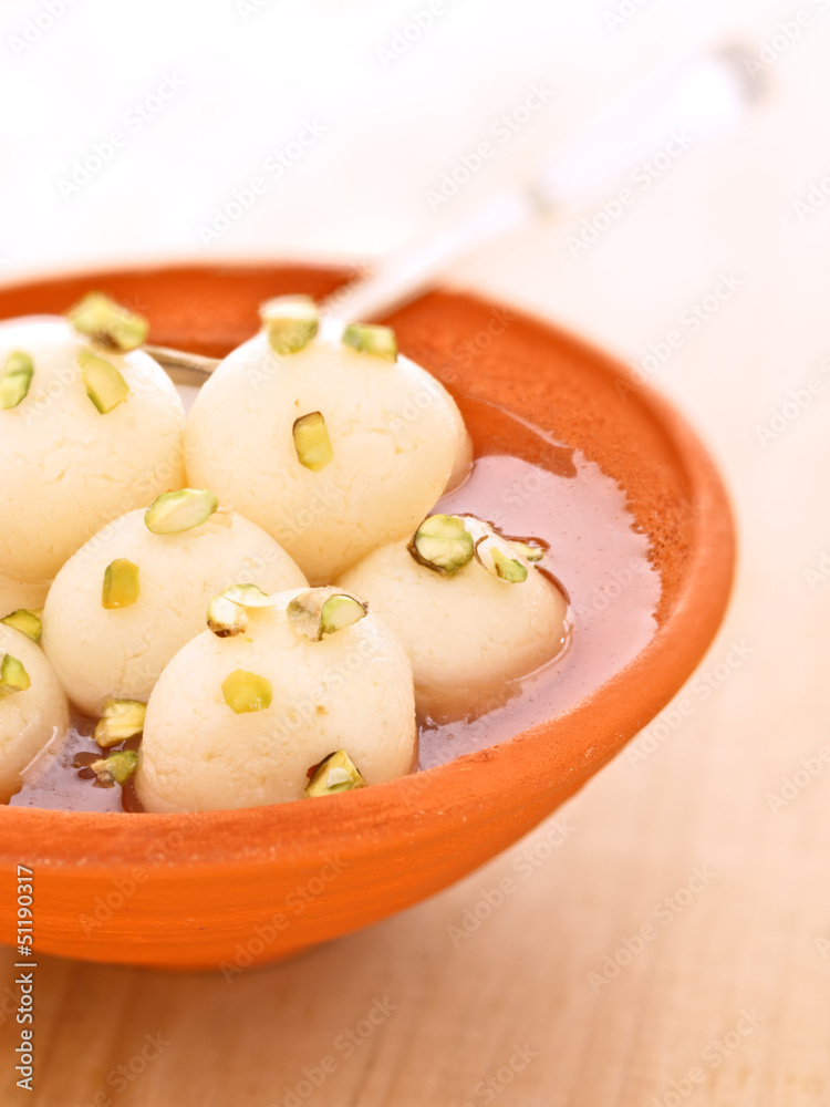 indian rasgulla dessert Stock Photo | Adobe Stock