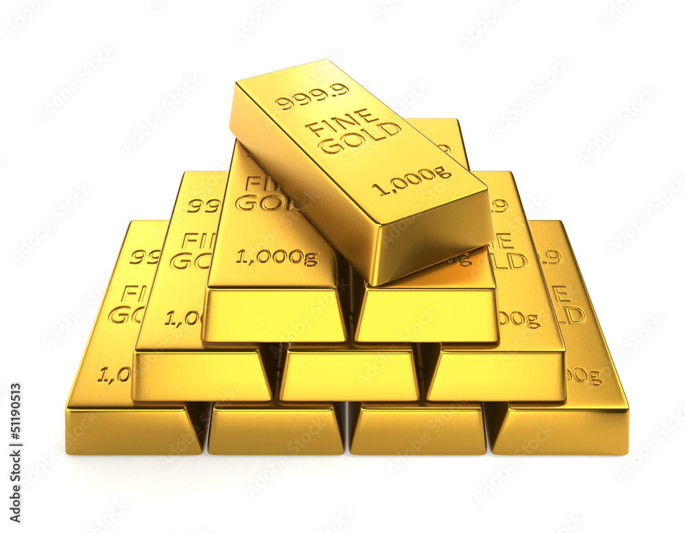Pyramid Of Gold Bars