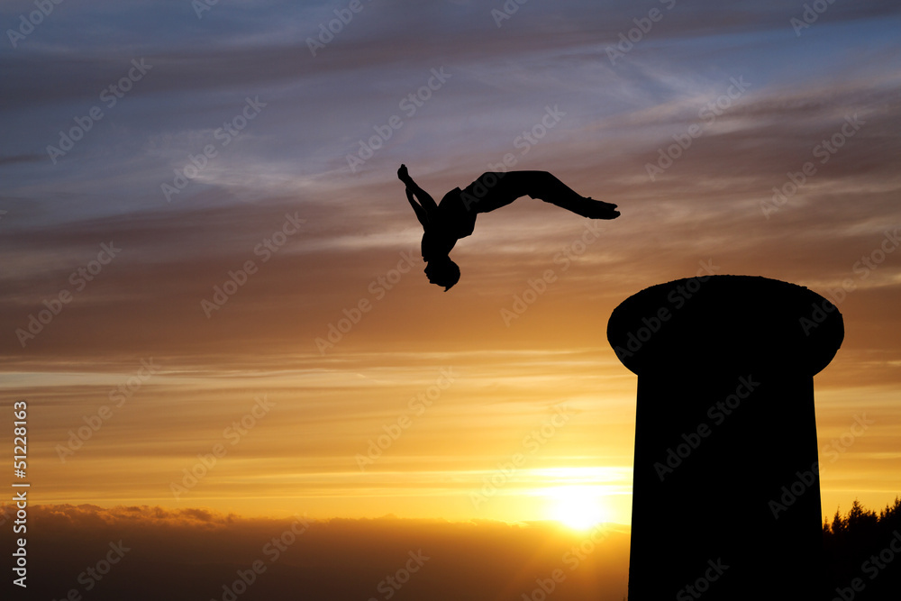 Parkour Backflip Wallpaper