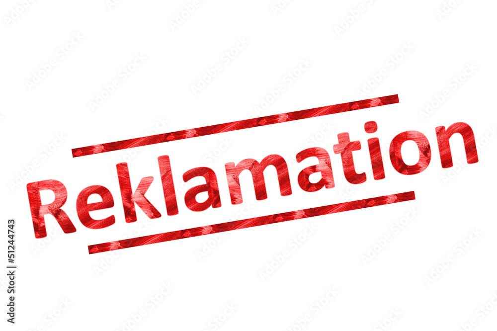 Reklamation... Stock-Illustration | Adobe Stock