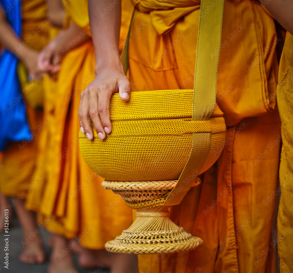 Buddhist monk Stock Photo | Adobe Stock