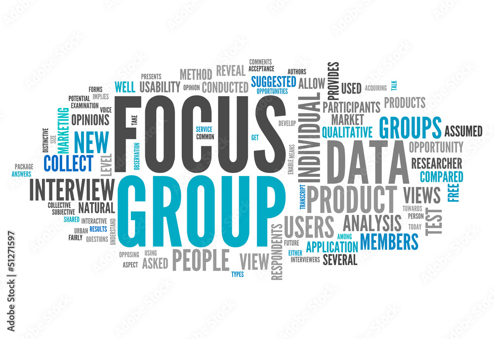 Word Cloud "Focus Group" Stock Illustration | Adobe Stock