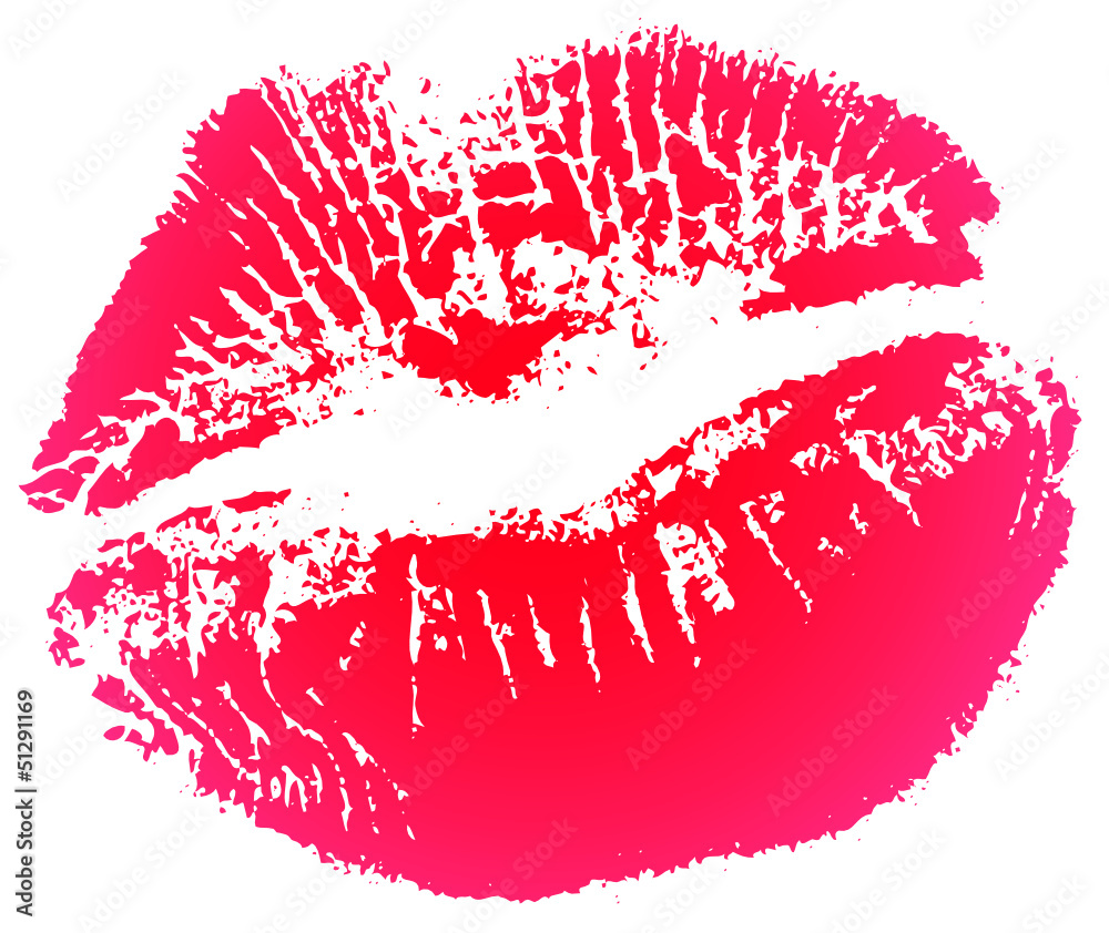 Kuss Stock-Vektorgrafik | Adobe Stock