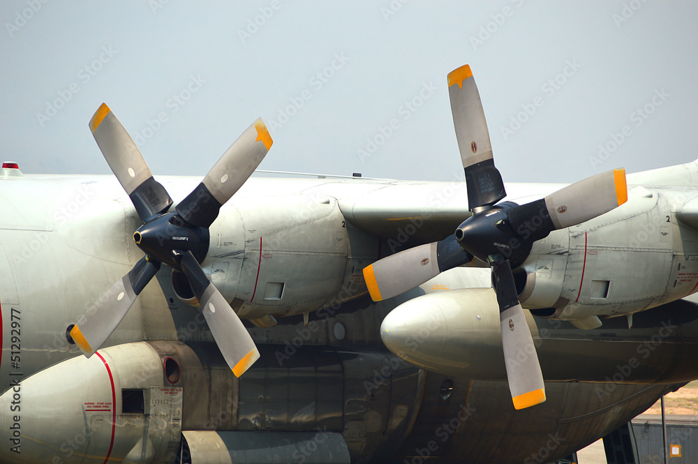 Propellers of C-130 Hercules Stock Photo | Adobe Stock