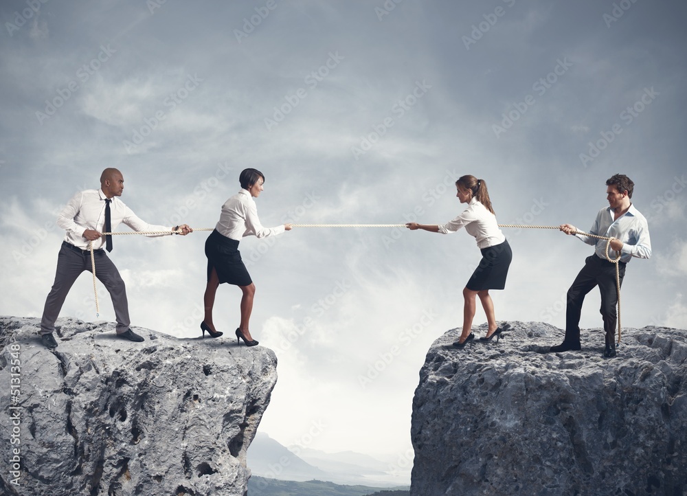 Stockfoto Team and business competition | Adobe Stock