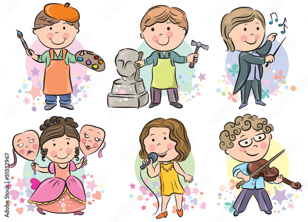 Professions kids set 2 Stock Vector | Adobe Stock