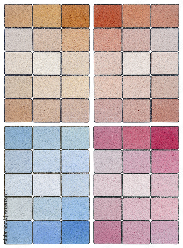 nuanciers crépi façade construction maison Photos | Adobe Stock