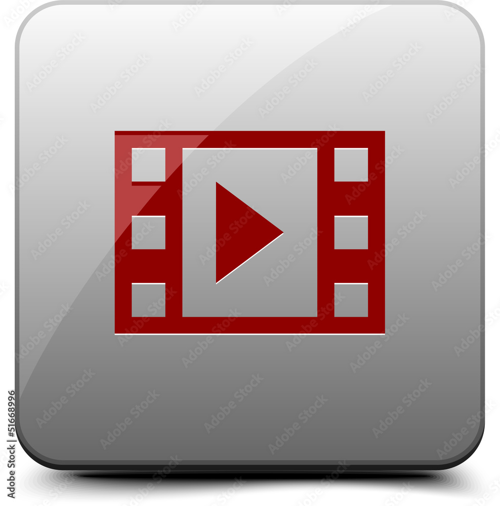 Watch video button Stock Vector | Adobe Stock