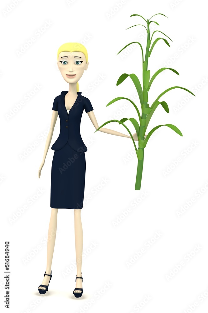 Corn Stalk Cartoon