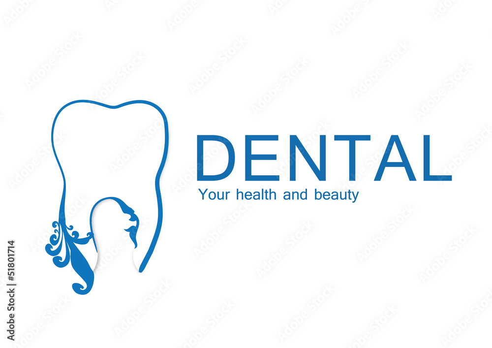 Dental Logo, dent logo, dantist Stock Vector | Adobe Stock