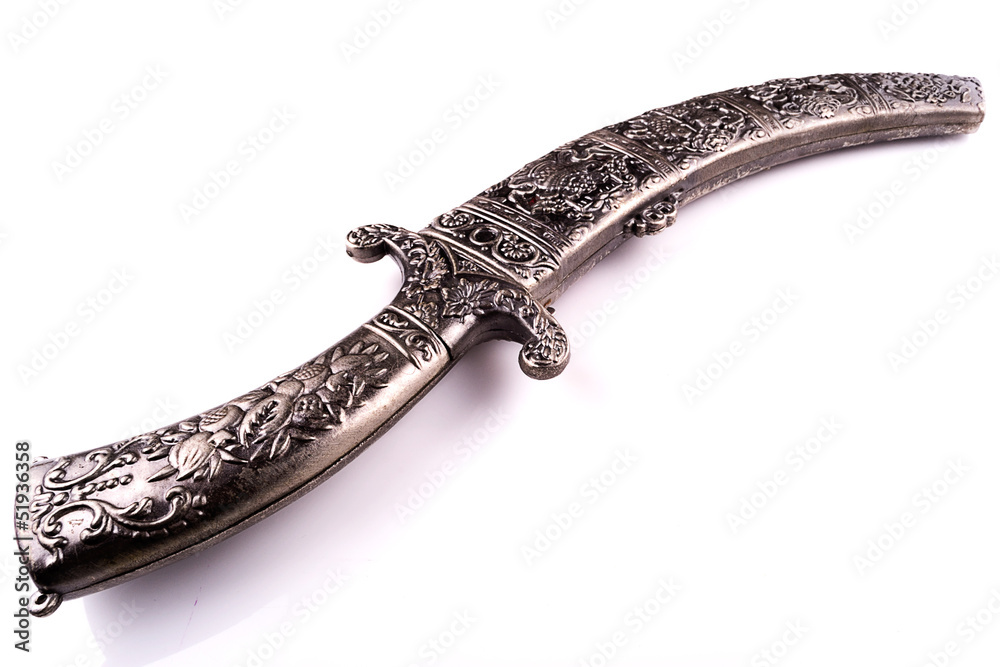 Arabian traditional ancient dagger Stock Photo | Adobe Stock