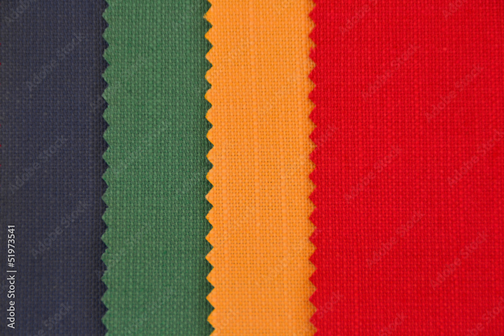 Textura de tela en colores azul, verde, amarillo y rojo Stock Photo ...