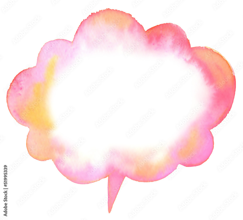 Pink speech bubble Stock Illustration | Adobe Stock