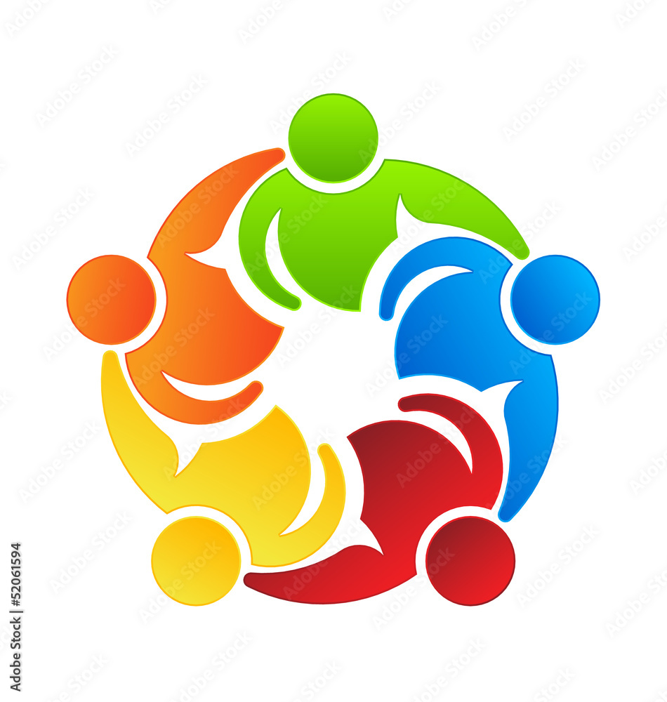 Team people 5 Stock Vector | Adobe Stock