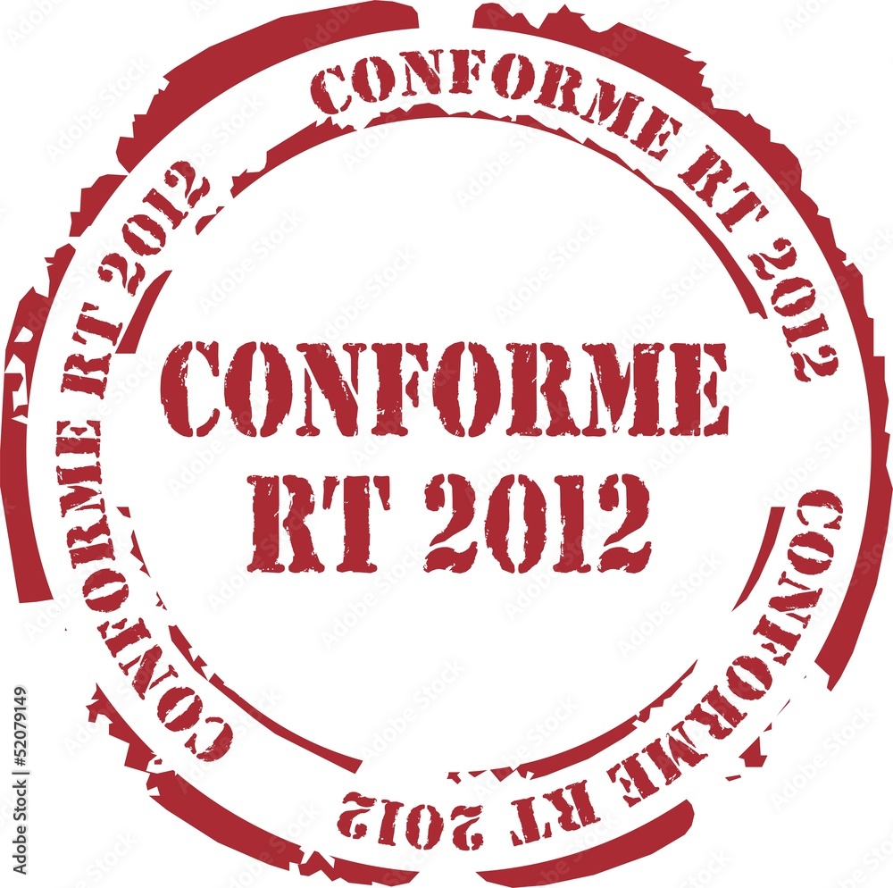 tampon conforme rt 2012 Stock Vector | Adobe Stock