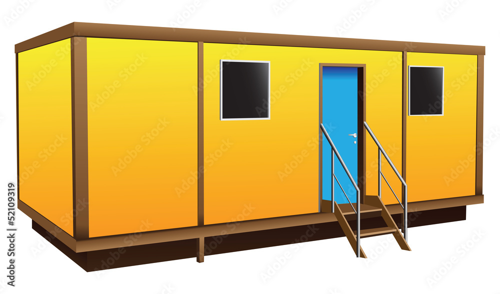 Mobile homes Stock Vector | Adobe Stock