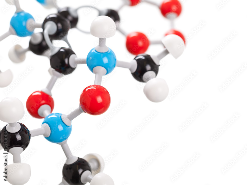 Chemistry molecule model Stock Photo | Adobe Stock