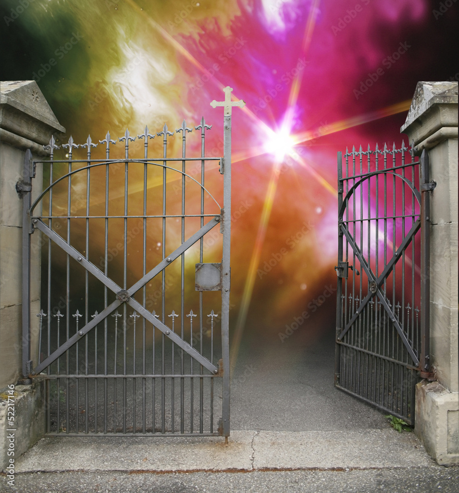 wrought-iron gate Stock Photo | Adobe Stock