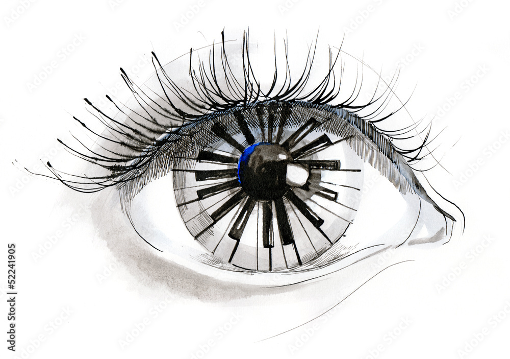 musical eye Stock Illustration | Adobe Stock