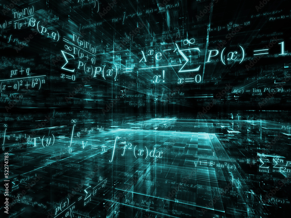 Mathematics Abstraction Stock Illustration | Adobe Stock