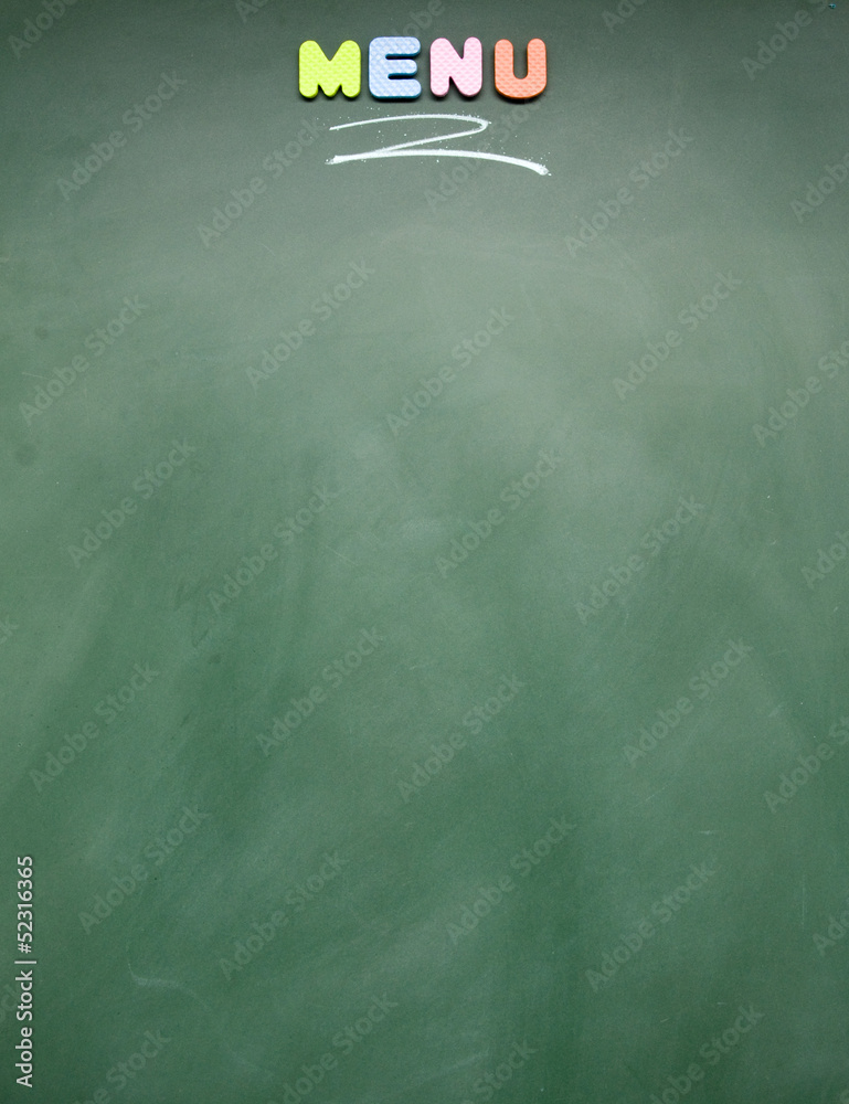 menu title Stock Photo | Adobe Stock
