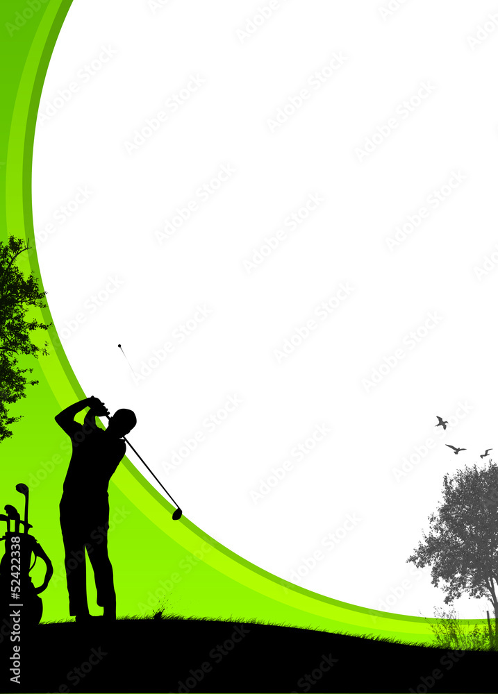 Golf background Stock Illustration | Adobe Stock