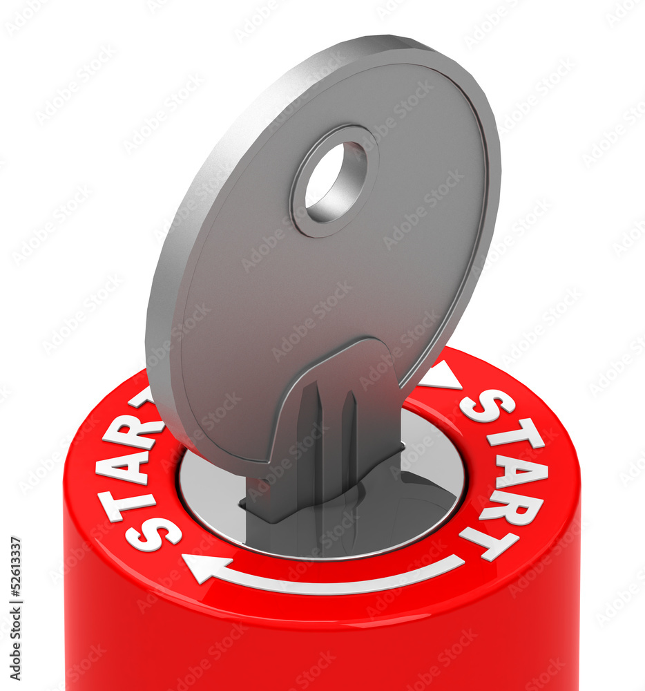 Der Start Stock-Illustration | Adobe Stock