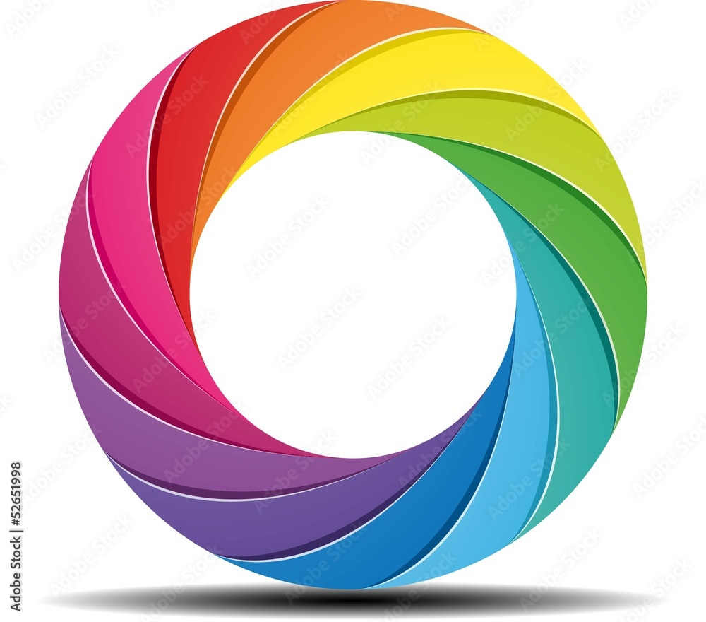 Color wheel Stock Vector | Adobe Stock